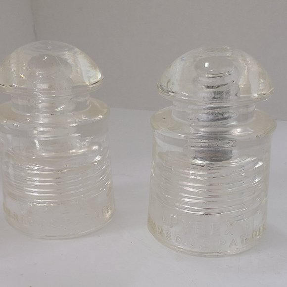 Pyrex | Other | Vintage 94s 1950s2 Plators 2 Glass Insulators | Poshmark